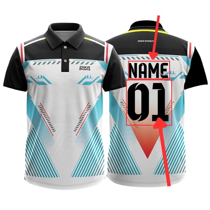 Custom Name Printed Sports shirts for men – DIKA SPORTS